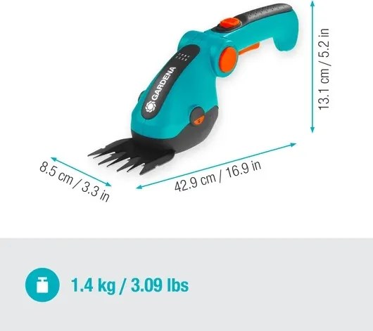 Aku nůžky na trávu a keře ComfortCut Li Gardena 9888-20
