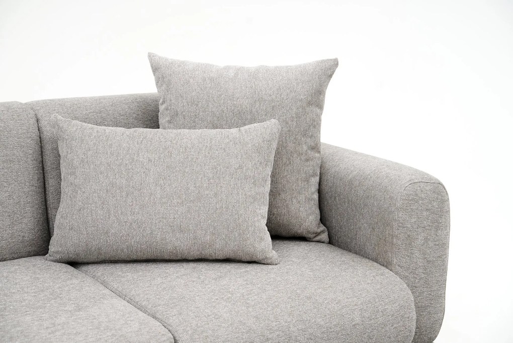 Hanah Home Třímístná pohovka SIDE světle šedá