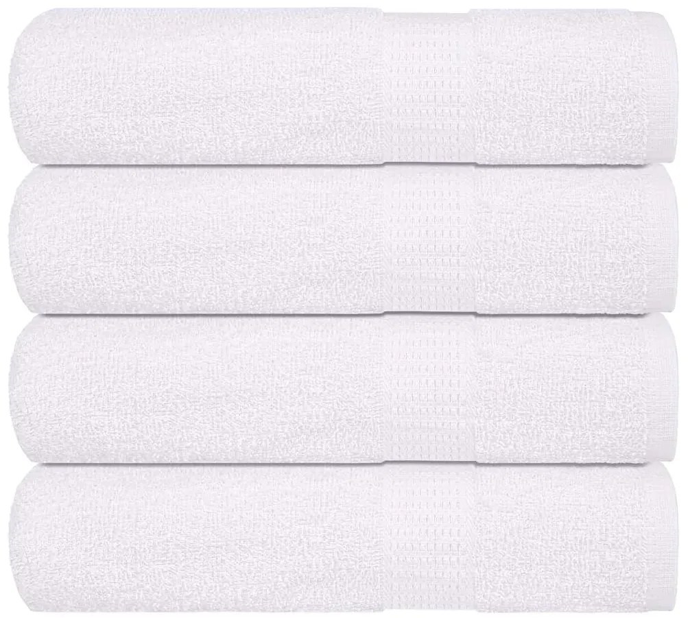 Ručníky FROGN 4 ks bílé 100x150 cm 360 g/m² 136658