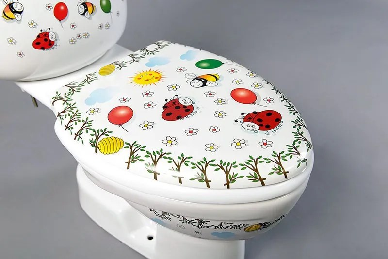 Sapho Sapho, KID WC sedátko, kovové panty, bílá, KC0802.01.0