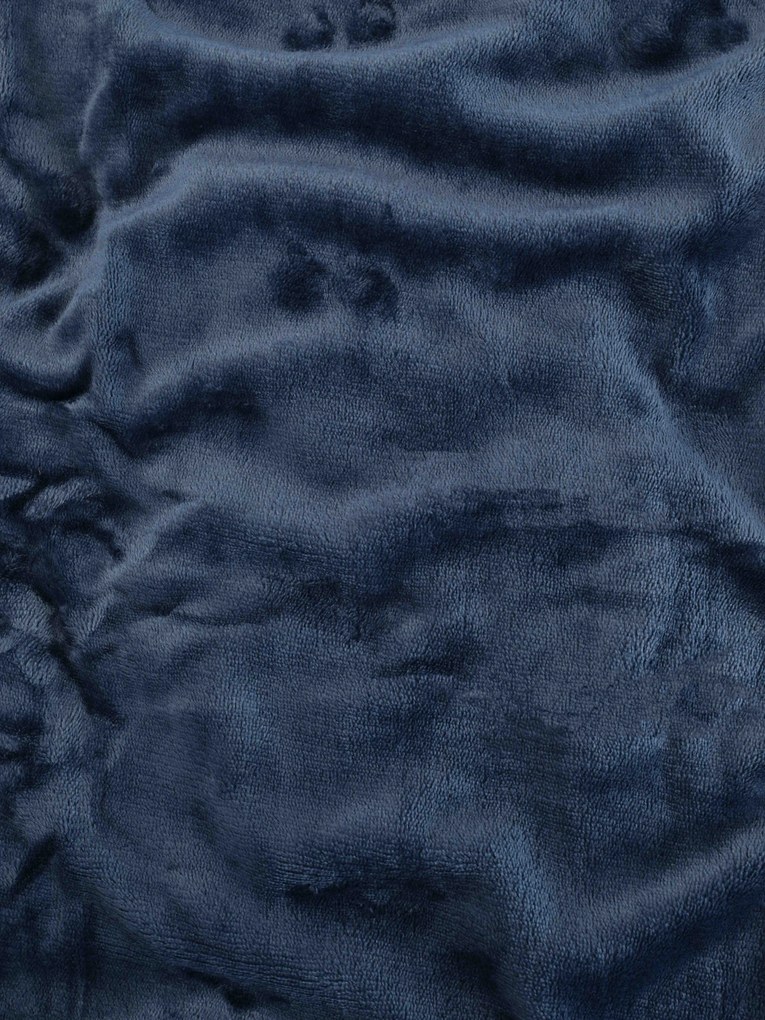 Prodloužené povlečení mikroplyš Exclusive – Laura námořnická modrá