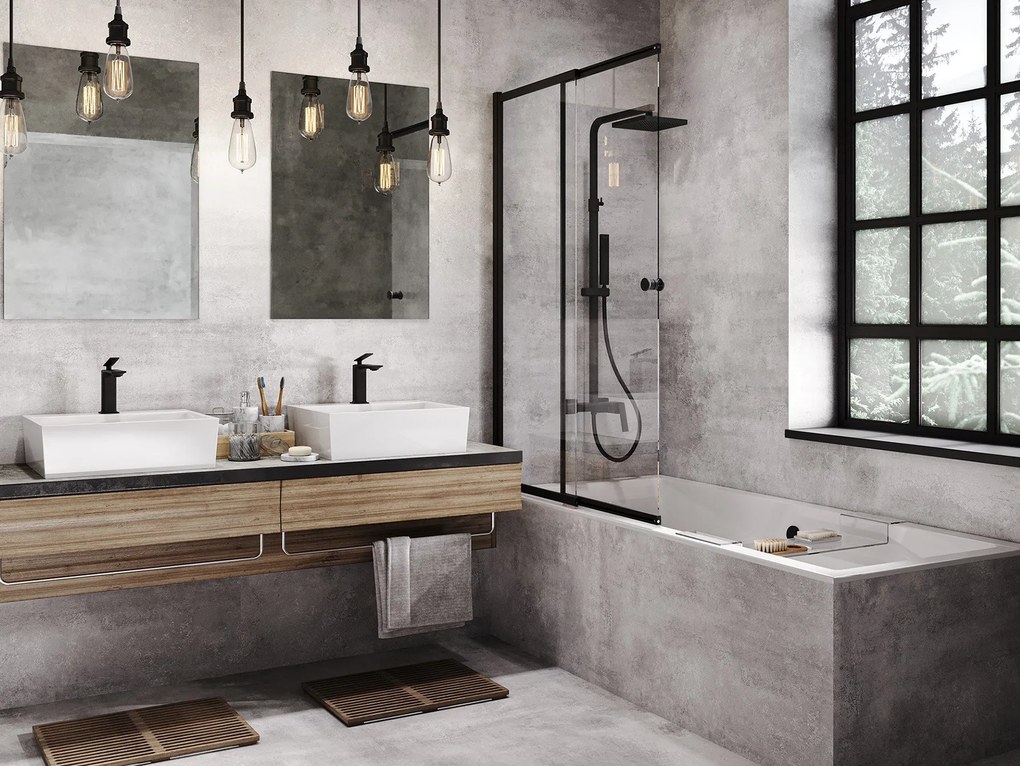 Besco Quadro Slim obdélníková vana 180 x 80 cm akrylát bílá VANQAUD180SLIM