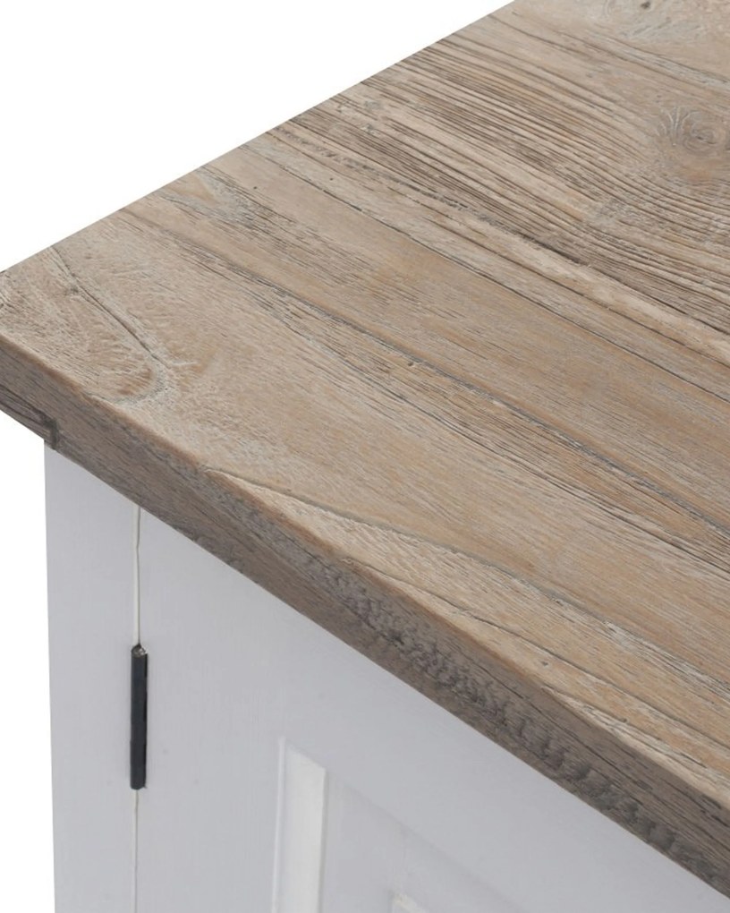 TV/Audio stolek Brighton 150x40x65cm white&natural