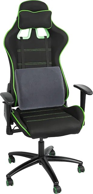 Bellatex Opěrka anatomická z Líné - Visco pěny Šedá 39 cm, šířka, 34 cm délka