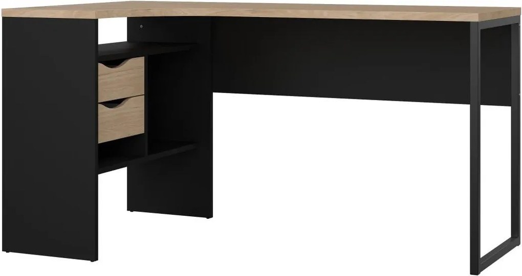 FALCO Psací stůl Felix 118 černý mat/jackson hickory