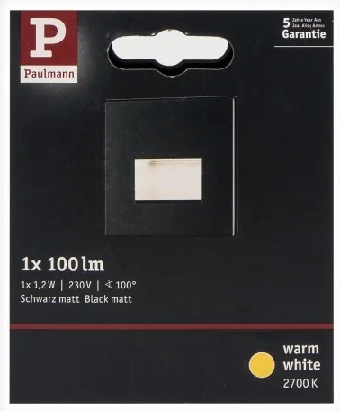 Paulmann 93094 - LED/1,2W Schodišťové svítidlo EDGE 230V