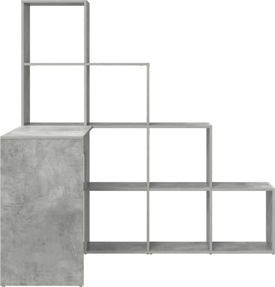 Rohový psací stůl Betonově šedá 101,5 x 149,5 x 149,5 cm 3337244