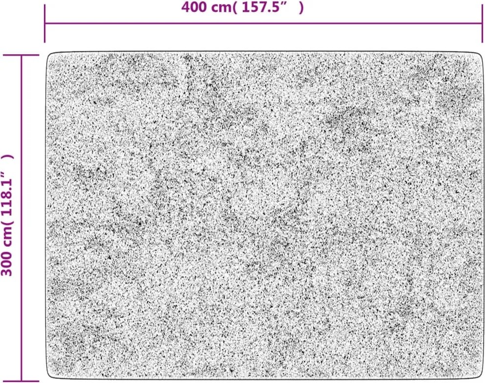 Koberec pratelný vícebarevný 400 x 300 cm 136635