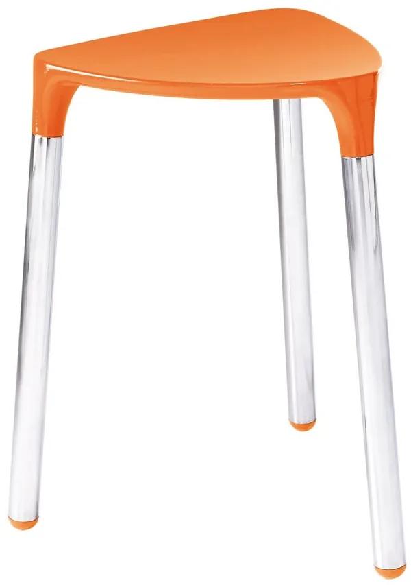 YANNIS koupelnová stolička 37x43,5x32,3 cm, oranžová 217267