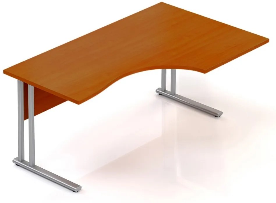 Rauman Kancelářský stůl Visio K 160x70/100 cm pravý Barva: Buk