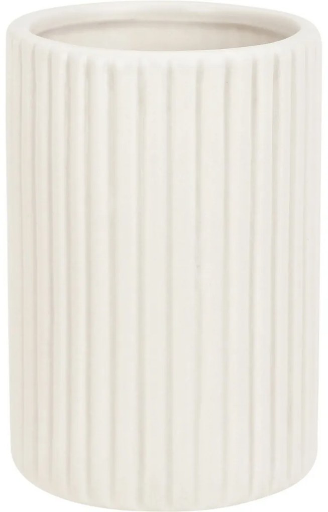 Koupelnová sada Stripes, 4 ks, bílá