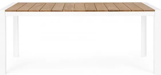 BIZZOTTO Zahradní stůl CAMERON 180x90 cm bílý