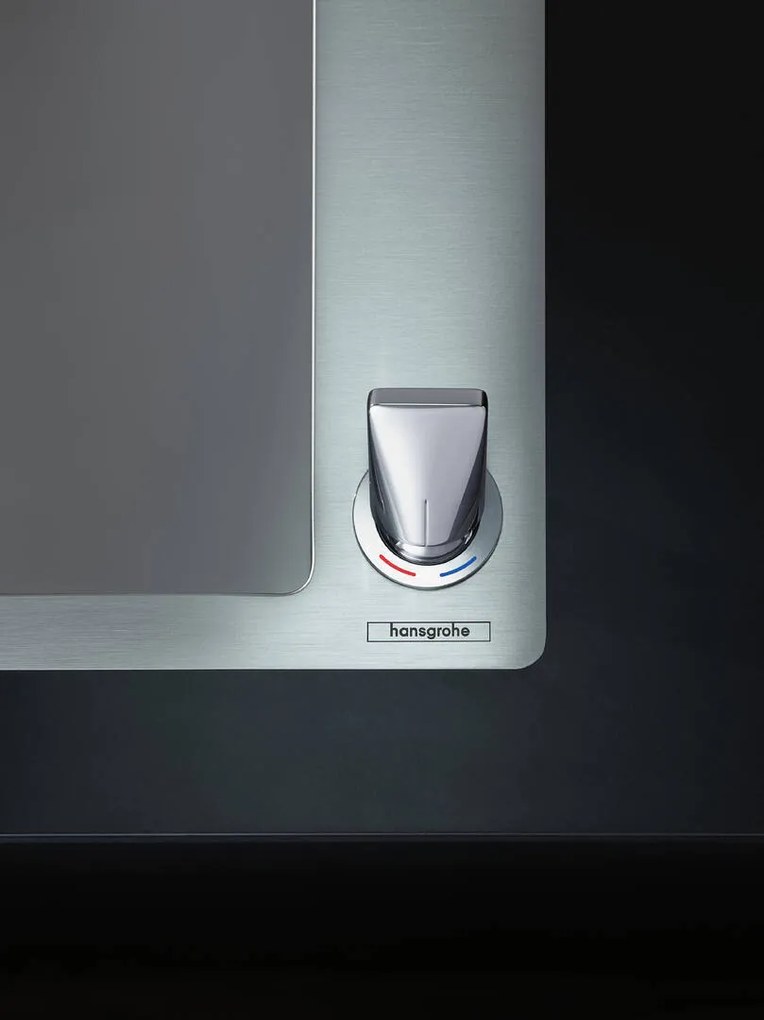 Hansgrohe M71, dřezová baterie M7120-H200 s výsuvnou sprškou, 2-otvorová instalace, sBOX, chromová, 73818000