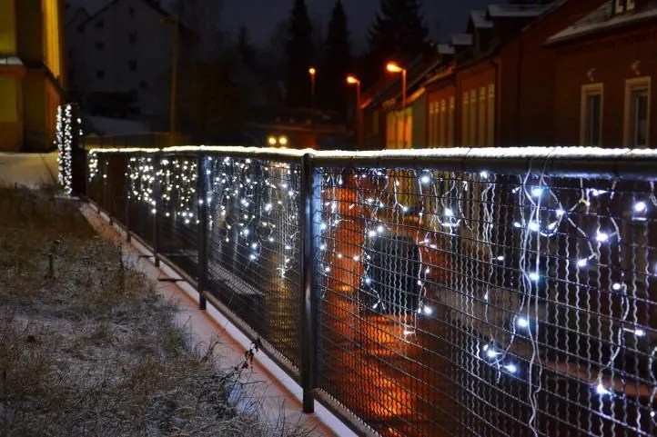 Nexos 212 Vánoční světelný déšť 72 LED studená bílá - 2,7 m