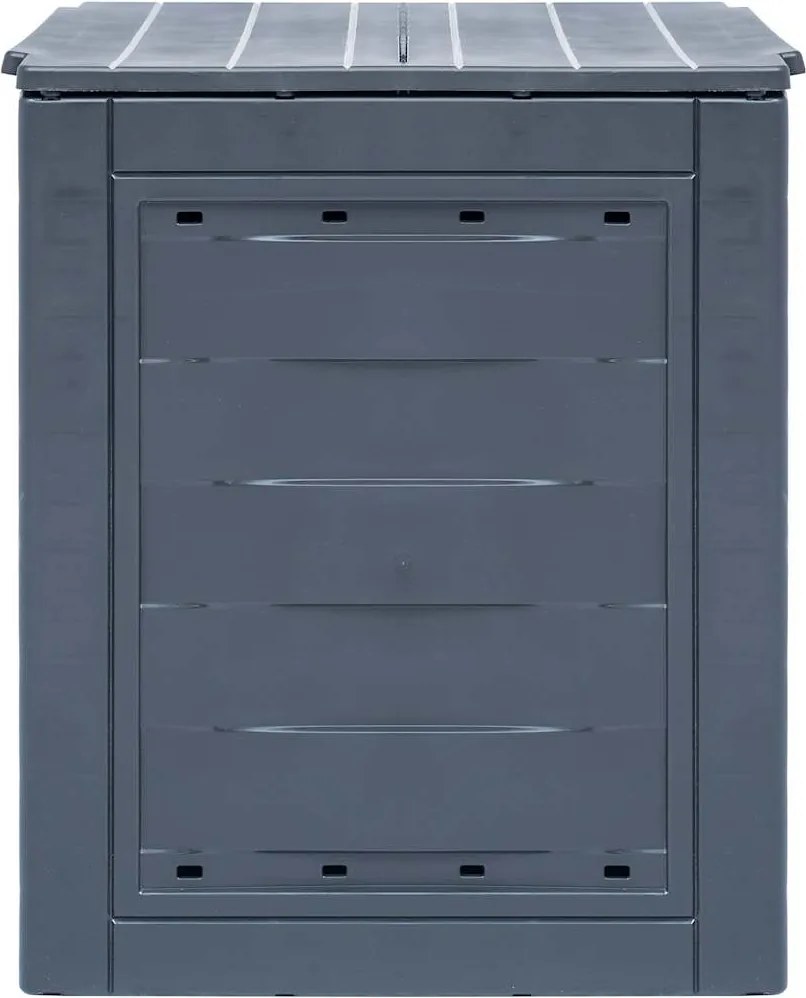 Zahradní kompostéry 3 ks šedé 60 x 60 x 73 cm 780 l 278920