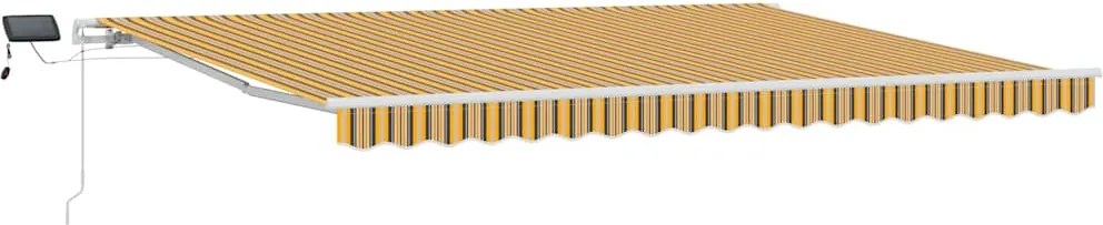 Stahovací markýza Vícebarevný 450 × 300 cm Látka a hliník 3330942