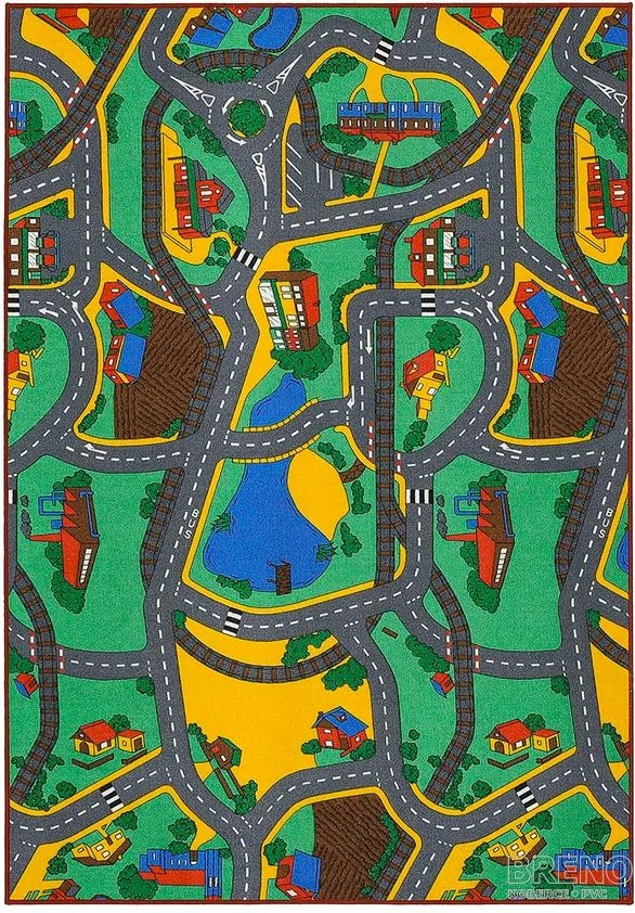 Breno Kusový koberec PLAYTIME 95, 95x200 cm, Vícebarevné