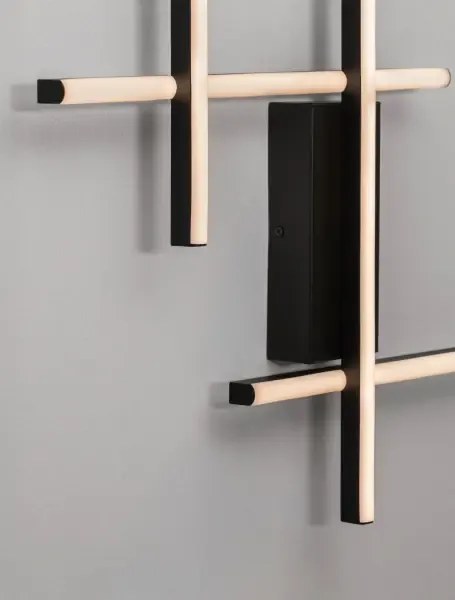 Designové nastěnné svítidlo Apecho Černá