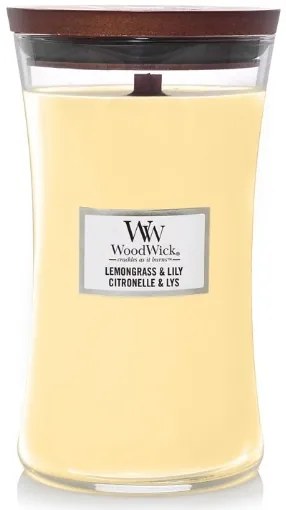 Vonná svíčka WoodWick - Lemongrass Lily 609g/110 - 120 hod