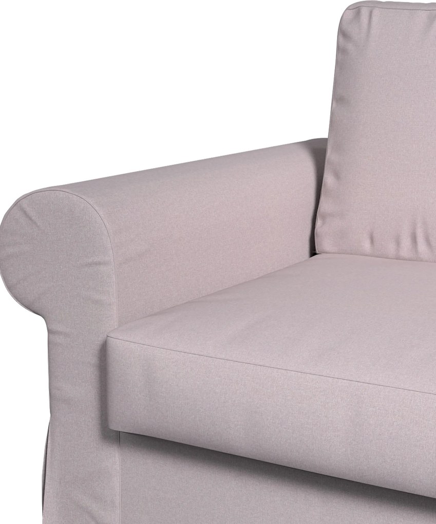 Potah na pohovku IKEA Backabro 2-místná, rozkládací barva růžová látka pletený vzor