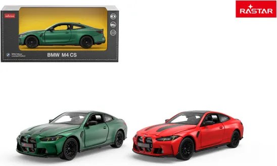 Model vozu BMW M4 CS 1:24 RASTAR červené