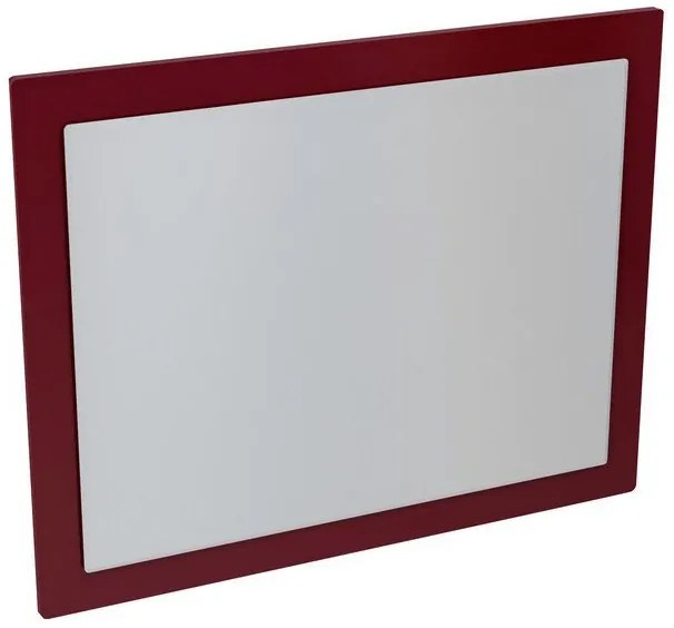 MITRA zrcadlo v rámu 720x520x40mm, bordó (MT193) SAPHO