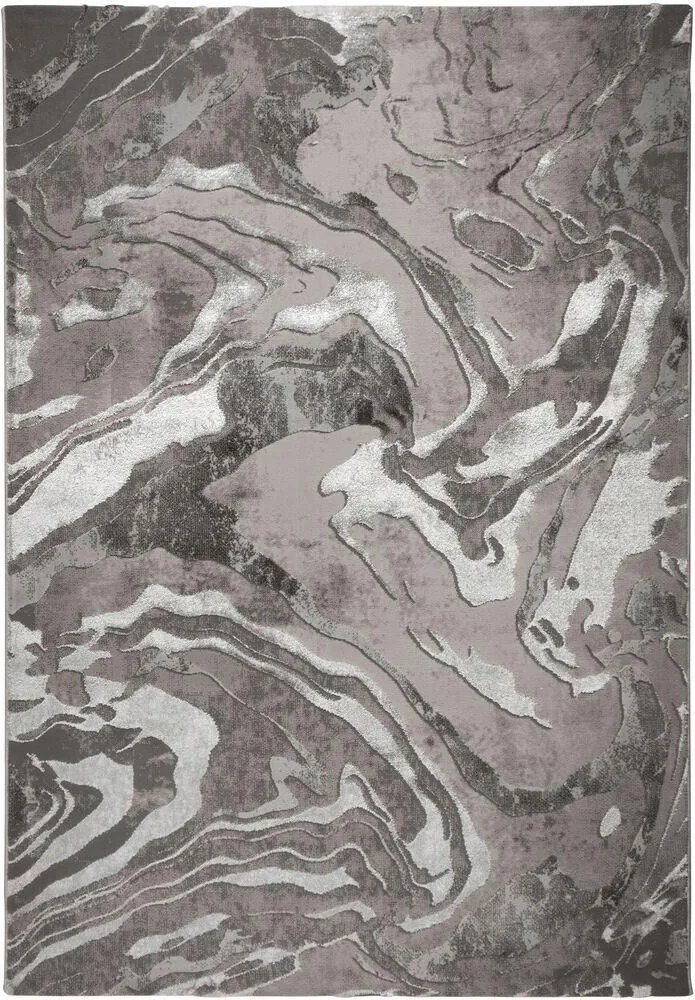 XXXLutz TKANÝ KOBEREC, 160/230 cm barvy stříbra Flair Rugs - Online Only koberce & rohožky - 003165034106
