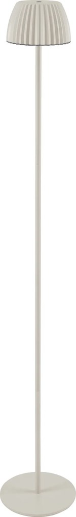 Livarno® Aku stojací LED lampa s USB a dotykovým stmívačem (béžová)