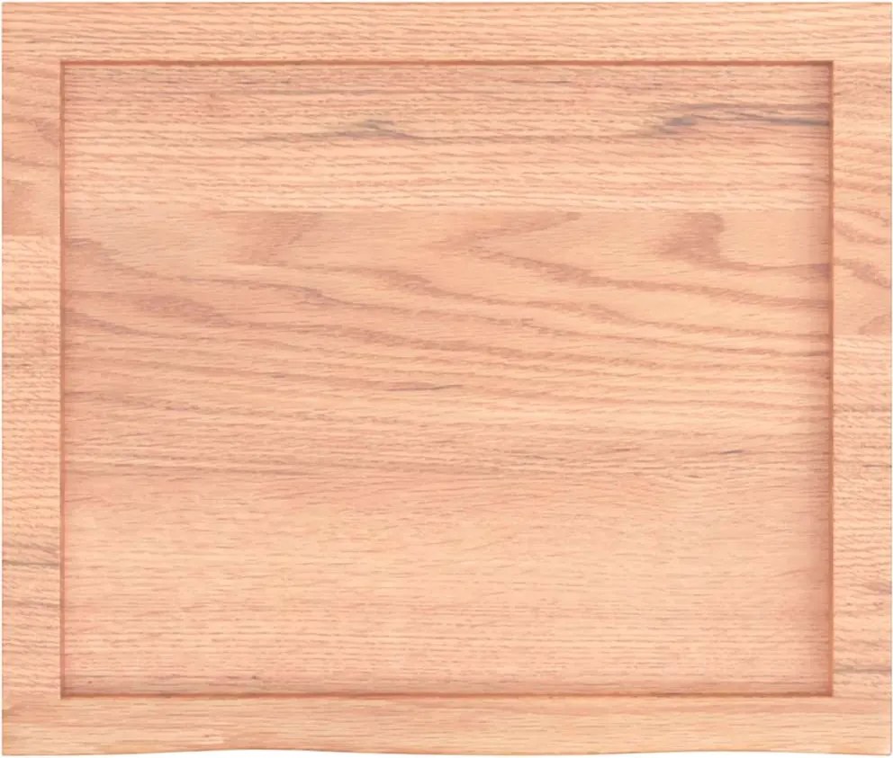 Koupelnová deska hnědá 60x50x(2-4) cm ošetřený masivní dřevo 3156108