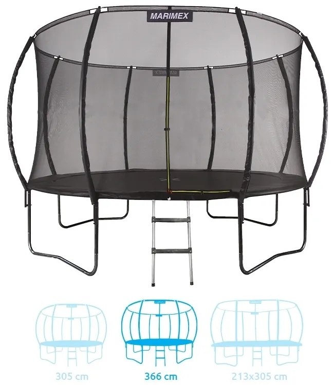 Marimex Comfort 366 cm + ochranná síť + schůdky