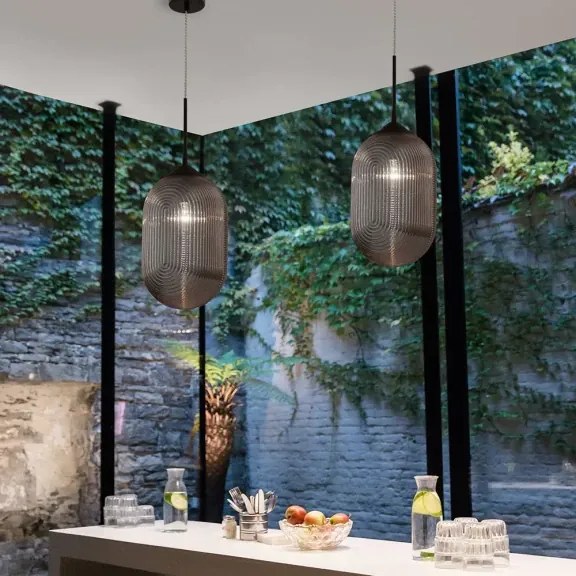 Luxusní lustr Athena 22.5 tmavě šedé