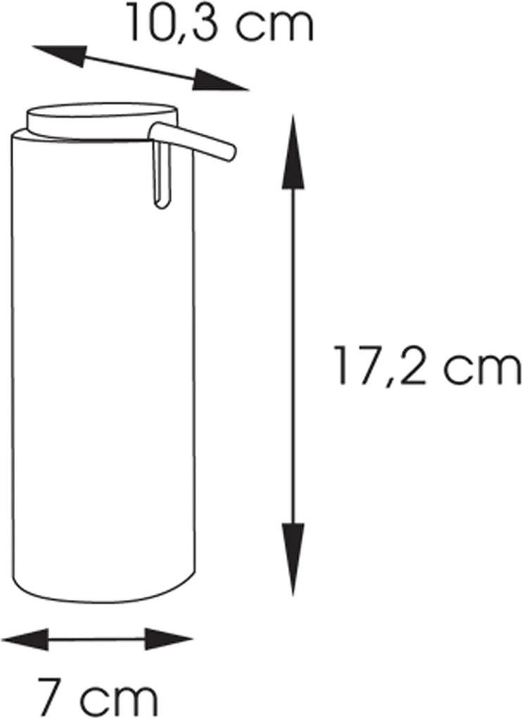 Gedy, ALTEA dávkovač mýdla na postavení, bambus, AL8035