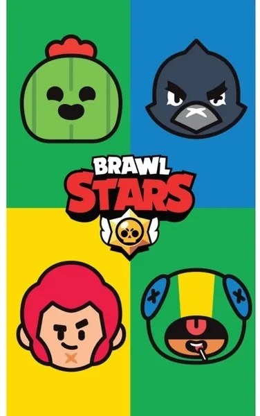 Dětský froté ručník Brawl Stars Portréty 30x50 cm