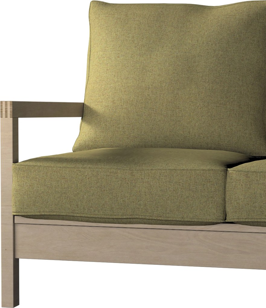 Potah na pohovku IKEA  Lillberg 3-místná nerozkládací barva zelená látka pletený vzor