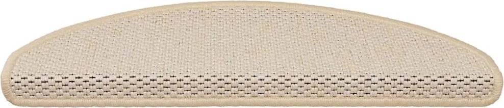 Samolepicí rohože na schody Sisal-Look 30 ks 65x21x4 cm Berber 3365881