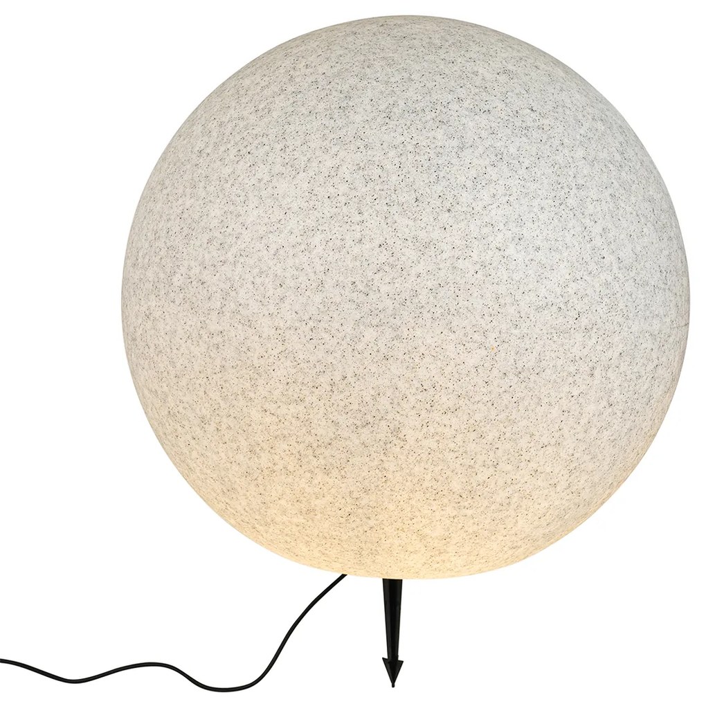 Moderní venkovní lampa šedá 77 cm IP65 - Nura