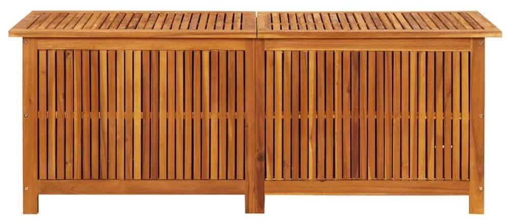 Petromila Zahradní úložný box 150 x 50 x 58 cm masivní akáciové dřevo