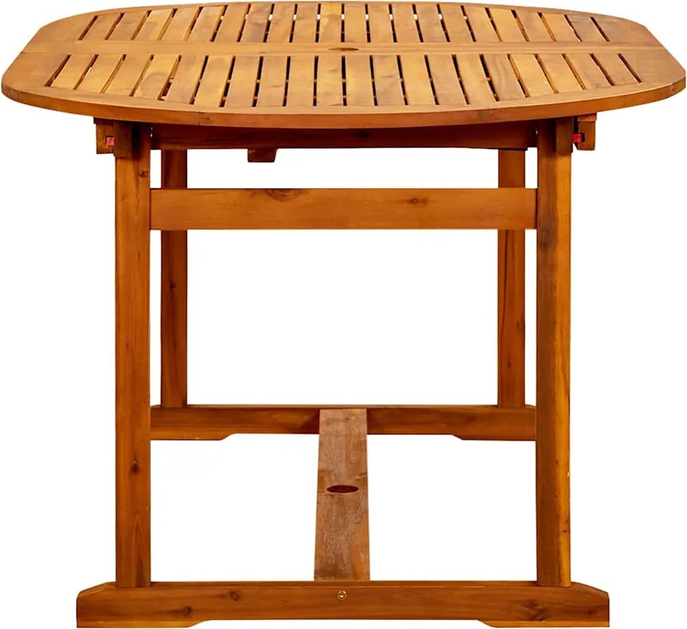 Zahradní jídelní stůl (160–240) x 100 x 75 cm masivní akácie 316565