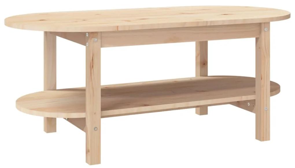 Konferenční stolek 110 x 55 x 45 cm masivní borové dřevo