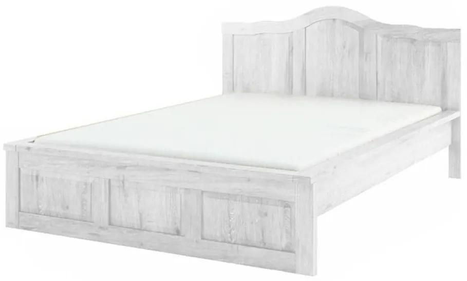 ARTEN Rustikální manželská postel POPRAD ACC04 - borovice (bílý vosk) Rozměry: 160x200 cm