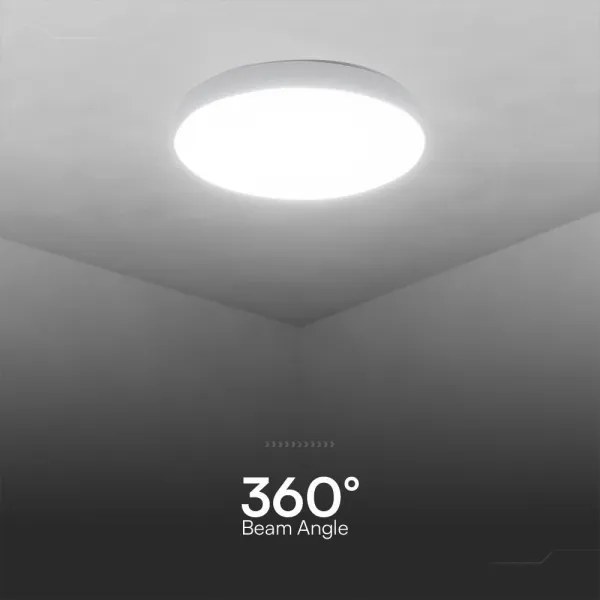 LED Stmívatelné stropní svítidlo LED/60W/230V 3000-6500K 49,5 cm bílá + DO