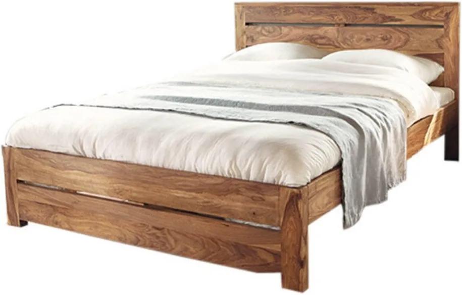 Massive home | Dřevěná postel Ruby 180 x 200 cm Palisandr Ořech