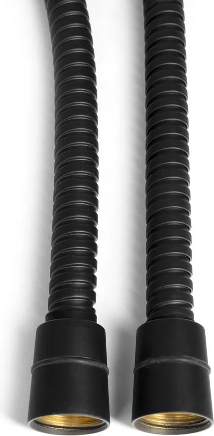 Sapho powerflex kovová sprchová hadice 200 cm černá mat FLEX200B