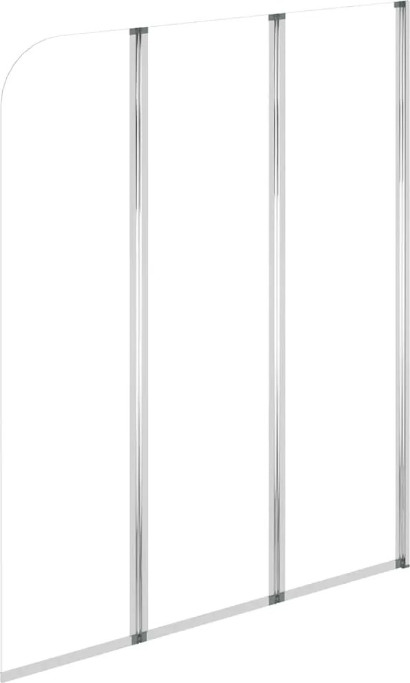 Sprchové kouty 2 ks 104 x 130 cm tvrzené sklo průhledné 146228