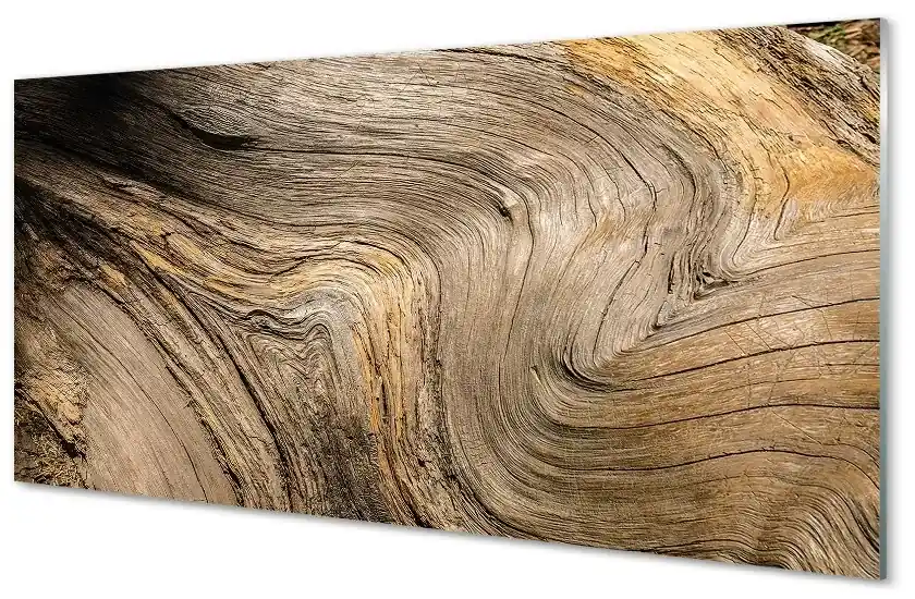 Obraz na skle Dřevo textury obilí 125x50 cm | BIANO