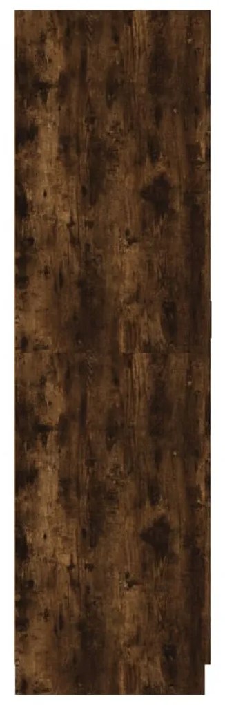 Šatní skříň kouřový dub 80 x 52 x 180 cm kompozitní dřevo - Default Title