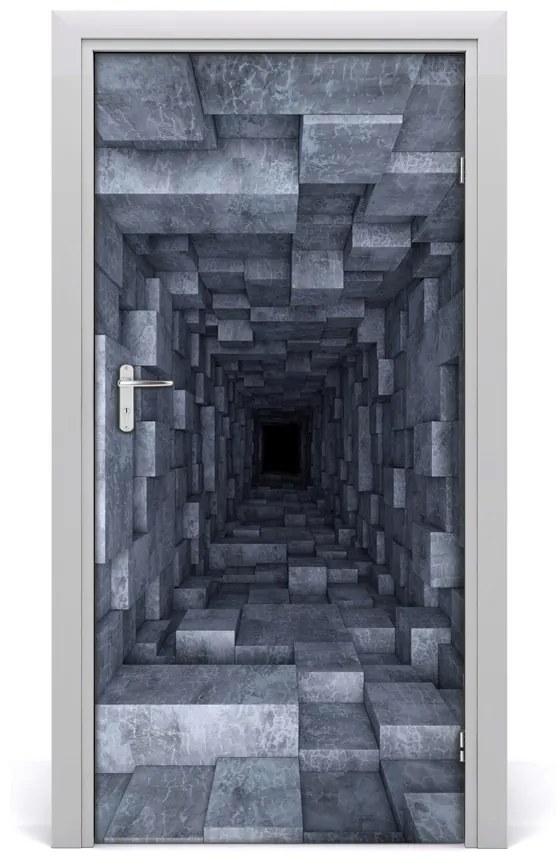 Samolepící fototapeta na dveře Tunel 85x205 cm