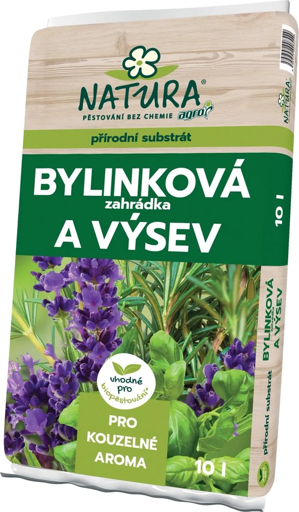 NATURA Přírodní substrát bylinková zahrádka 10 l
