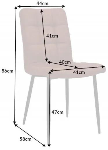 Moderní kuchyňská židle hnědá &ndash; Fekete II