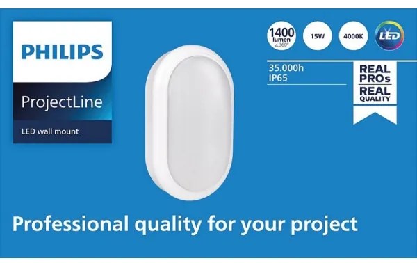 Philips - LED Nástěnné svítidlo PROJECTLINE LED/15W/230V IP65